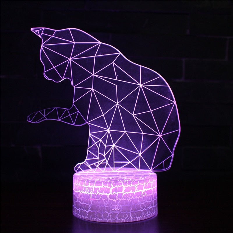 Cat Physique LED Night Light Lamp – Always Whiskered