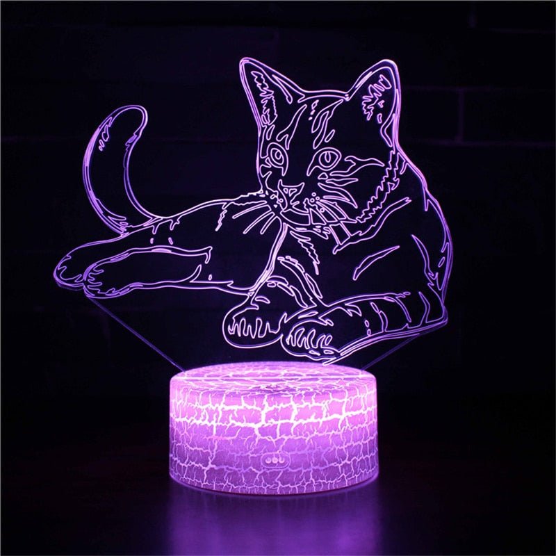Cat Physique LED Night Light Lamp – Always Whiskered