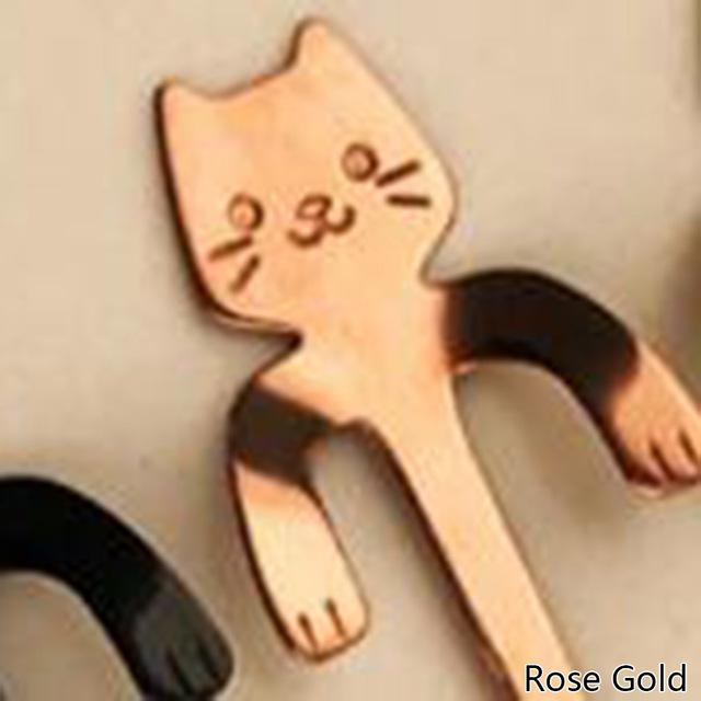 Kitty Stainless Steel Dessert Spoon – Always Whiskered